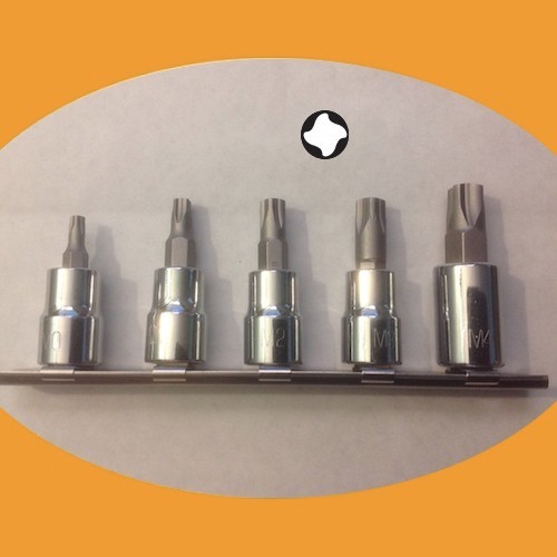 MorTorq 5-Piece Socket Bit Set ( M0 M1 M2 M3 M4 ) Mechanics Shop Tools ...