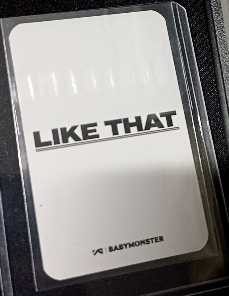 Baby Monster Photocard Like That Rora Broadcast Photo card | eBay