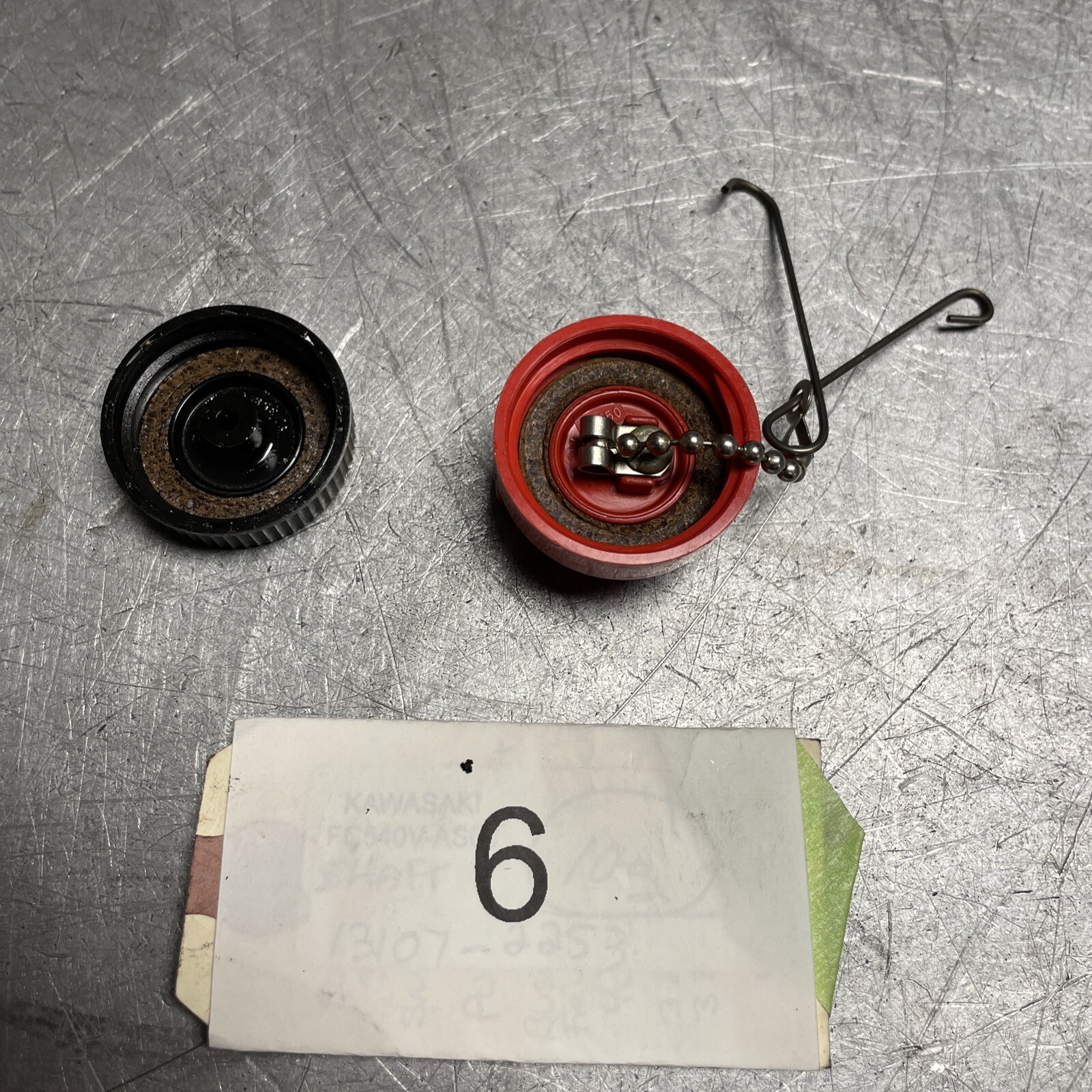 OEM GOOD USED HOMELITE XL OIL AND FUEL CAP SET | eBay