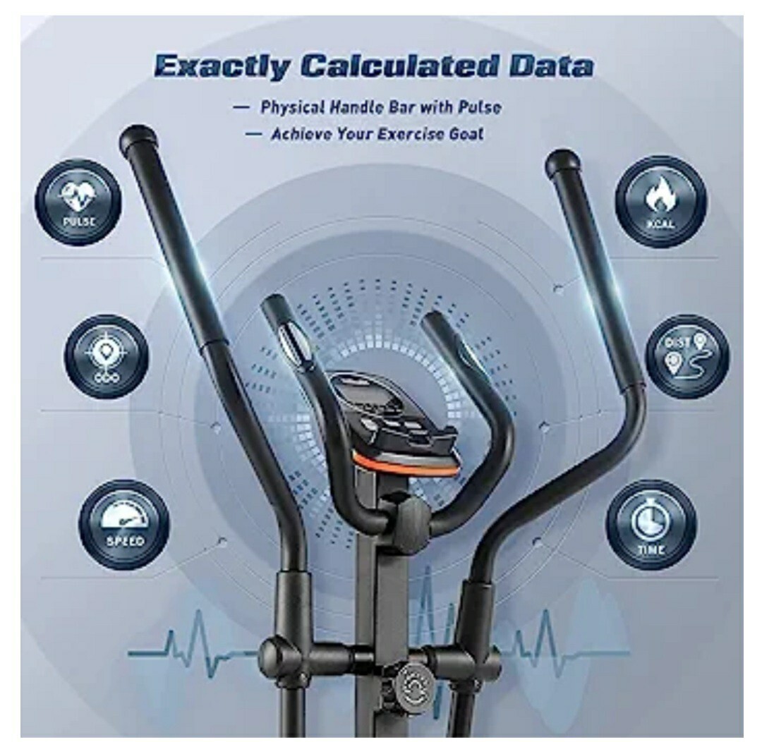 Niceday Elliptical Machine, Cross Trainer Hyper-Quiet Magnetic Drive ...