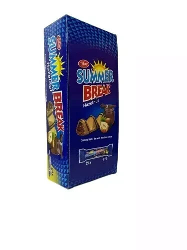 24 pieces x Tiffany Day Break Crunchy Wafer bar with Hazelnut cream 12. ...