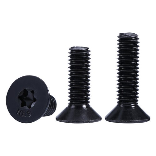 M3-M10 Black Steel Six-lobe Torx Head Flat Countersunk Screw Bolt | eBay