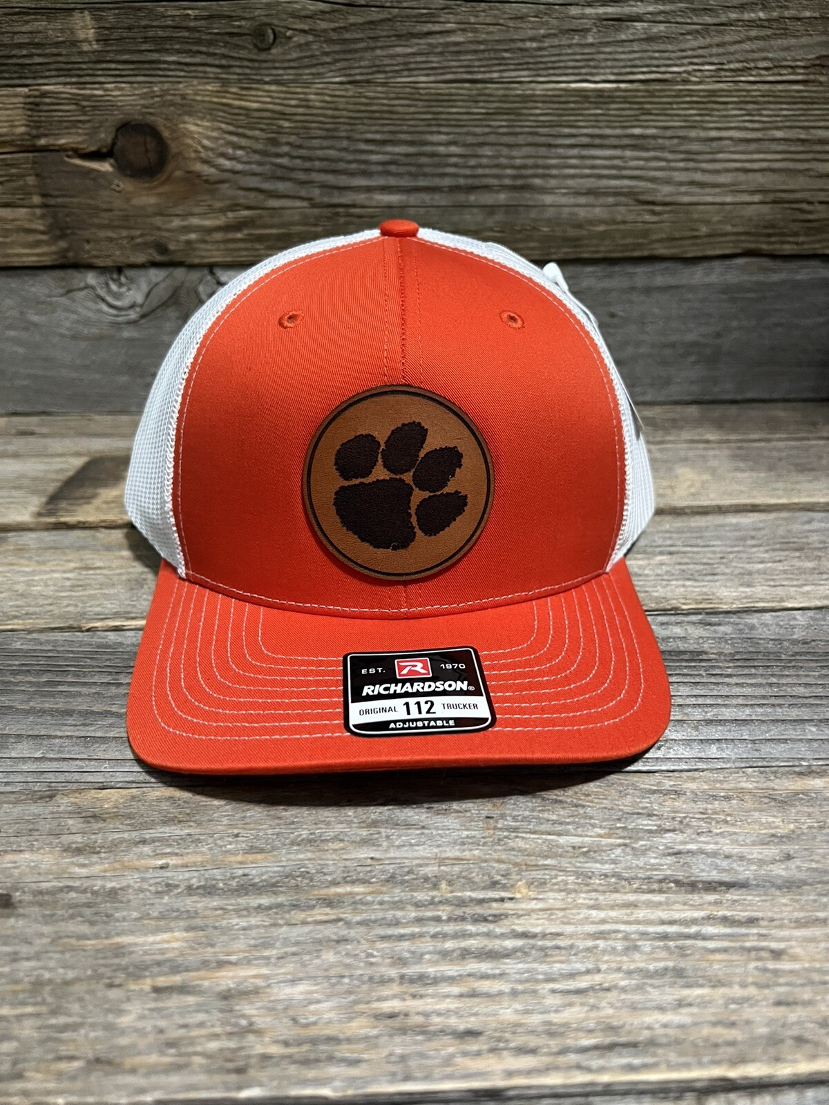 Clemson Leather Patch Hat | eBay