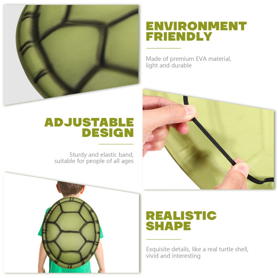 Turtle Shell Prop Halloween Cosplay Prop Party Costume Simulation ...