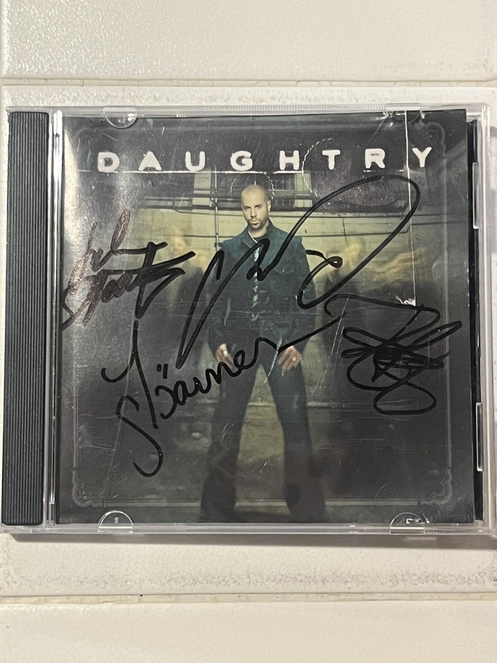 Authentic Chris Daughtry Band First Tour Early ConcertSigned CD Band ...
