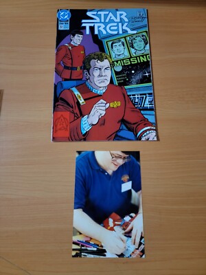 Star Trek v2 #32 SIGNED Gordon Purcell /w Photo ~ NEAR MINT NM ~ 1992 ...