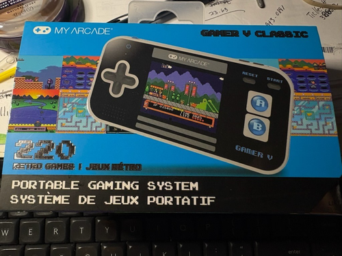🎮 My Arcade GAMER V CLASSIC 220 Games 🩶Gray & BLUE BRAND 🆕 SEALED | eBay