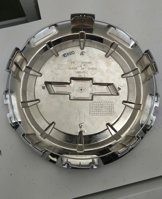 14-15 Chevrolet Tahoe Silverado Suburban Chrome OEM Center Cap P/N ...