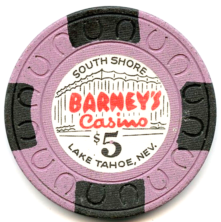 Barney's Casino - Lake Tahoe - $5 Chip - 1983 | eBay