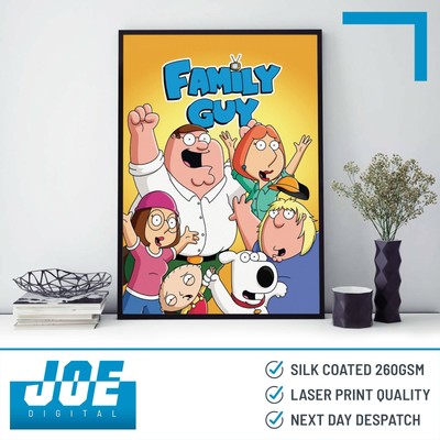 1999 FAMILY GUY - TV Series Poster Print A3 A4 A5 - Home Decor/Wall Art ...