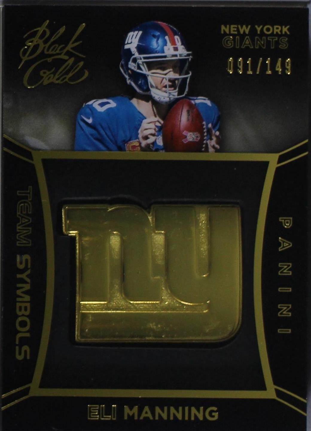 2014 Panini Black Gold - Team Symbols Eli Manning #TS-24 /149 for sale ...