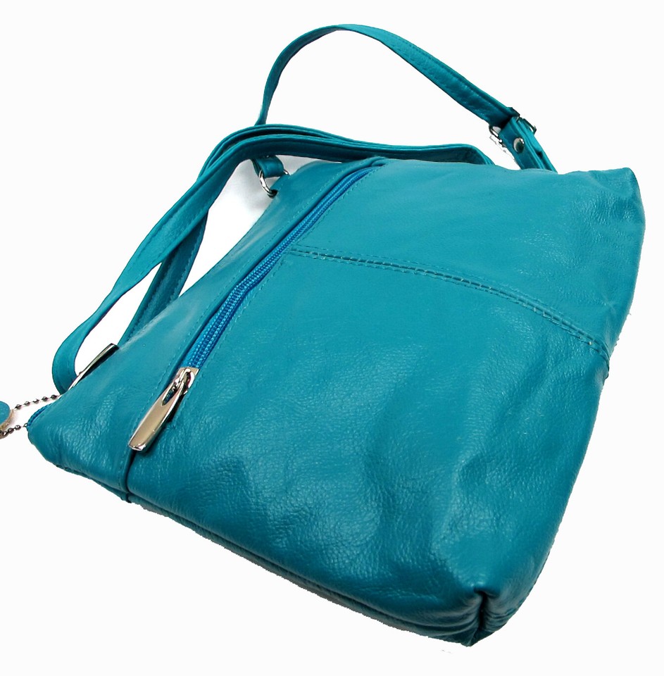 Genuine Leather Every Day Purse Shoulder or Cross Body Slim Light ...