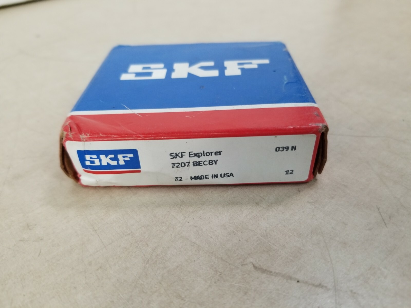 SKF 7207 BECBY Angular Contact Ball Bearing 35 mm ID x 72 mm OD x 17 mm ...