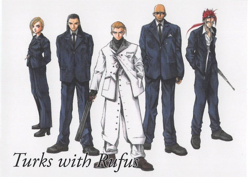 Final Fantasy Art Museum Digital Trading Card 1-088 Rufus Shinra / Reno ...