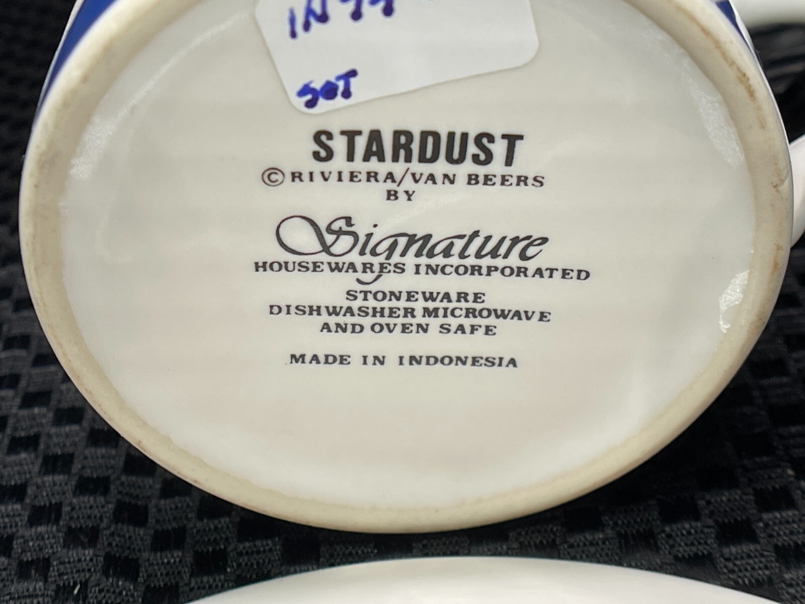 Stardust Cappuccino/Tea Cup and Saucer Set of Two (2) IN7411 | eBay