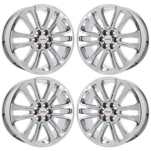 20" GMC ACADIA PVD BRIGHT CHROME-C WHEELS RIMS FACTORY OEM 5800 2017 ...