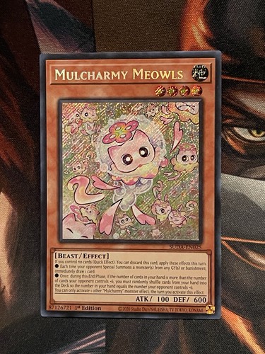 Mulcharmy Meowls SUDA-EN025 Supreme Darkness 1st Edition Yugioh Yu Gi ...