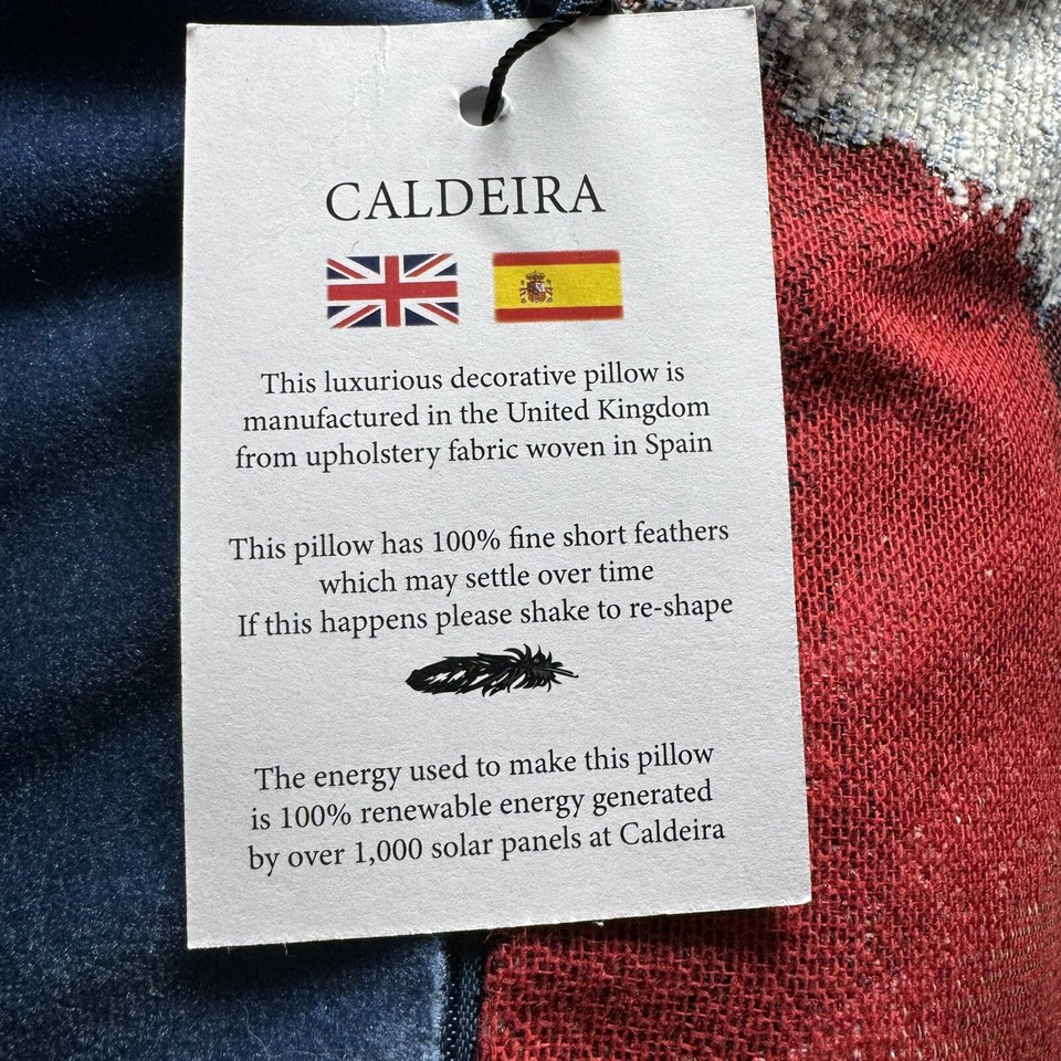 Caldeira Christmas Santa Claus Holiday Village Decorative Pillow ...