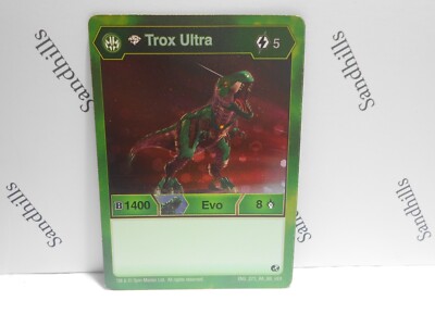 Bakugan Diamond Trox Ultra Card - Evo - Bakugan Brawlers - ENG 273 RA ...
