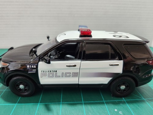 Fullerton Ca 1/24 Scale Diecast Custom Police Car with Lights & Siren ...