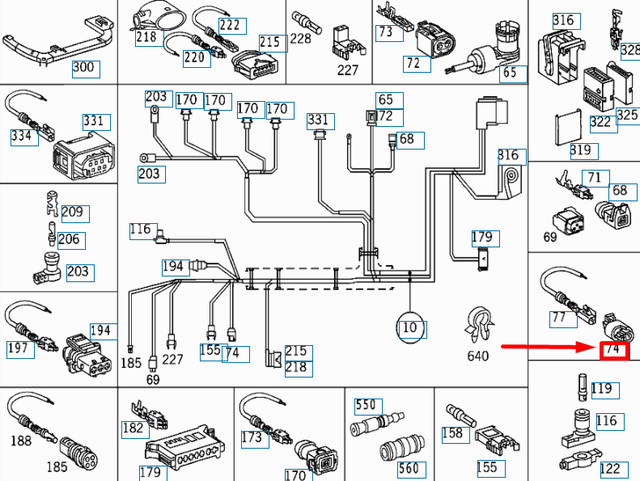 Genuine Pin Bushing Housing MERCEDES A2105402081 2105402081 for sale ...