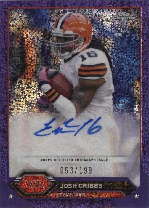 2023 Topps Composite - Topps Chrome Autographs Josh Cribbs #TCA-JC ...