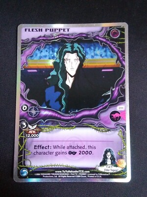 Yu Yu Hakusho TCG CCG Flesh Puppet C111 Unlimited Betrayal Foil LP | eBay