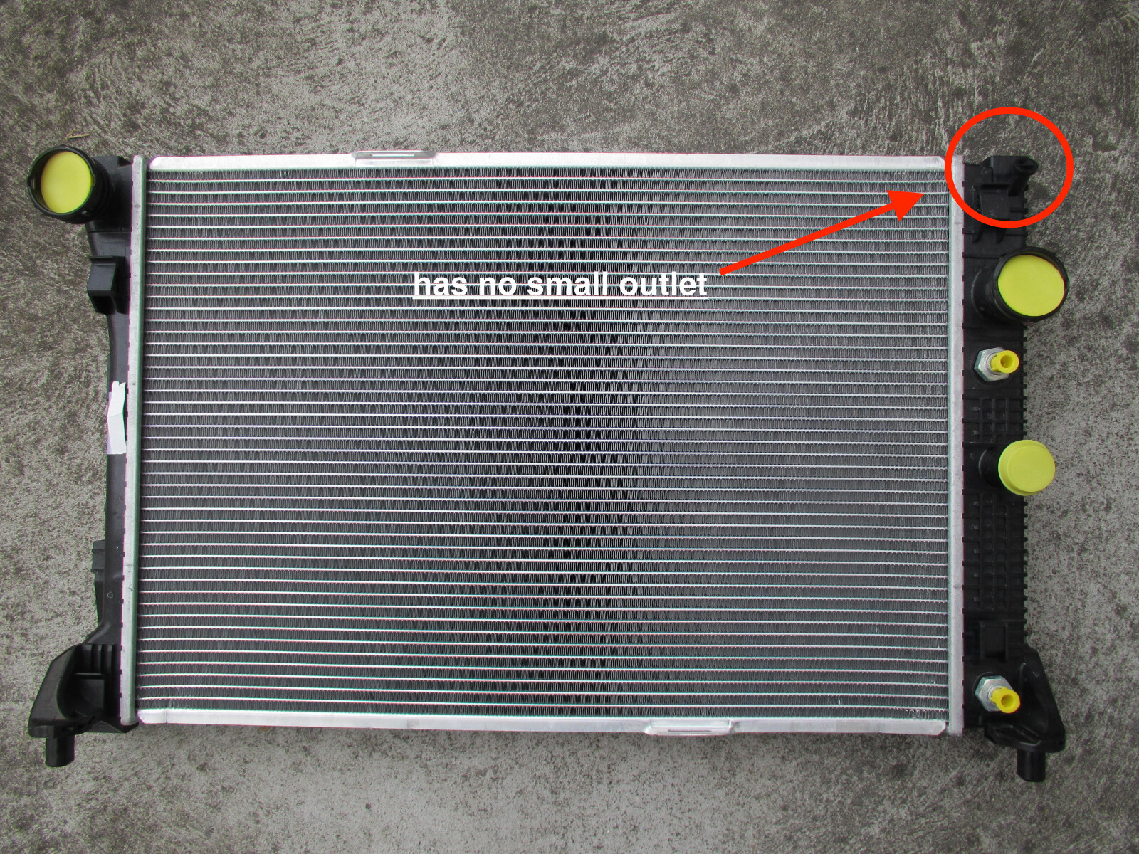 NEW RADIATOR FOR MERCEDES E CLASS W212 E200/E250/E300/E350 NO Hose On ...