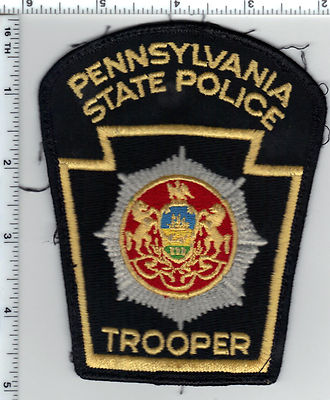 State Police (Pennsylvania) Narrow Uniform Take-Off Trooper Shoulder ...