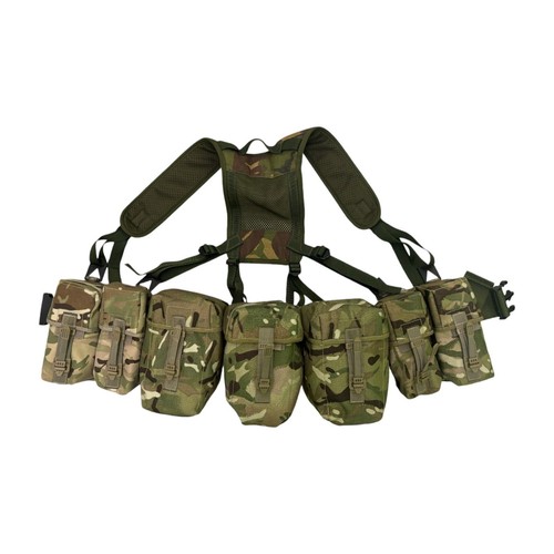 British Army MTP PLCE Webbing Set with DPM Yoke, Belt and Pouches | eBay