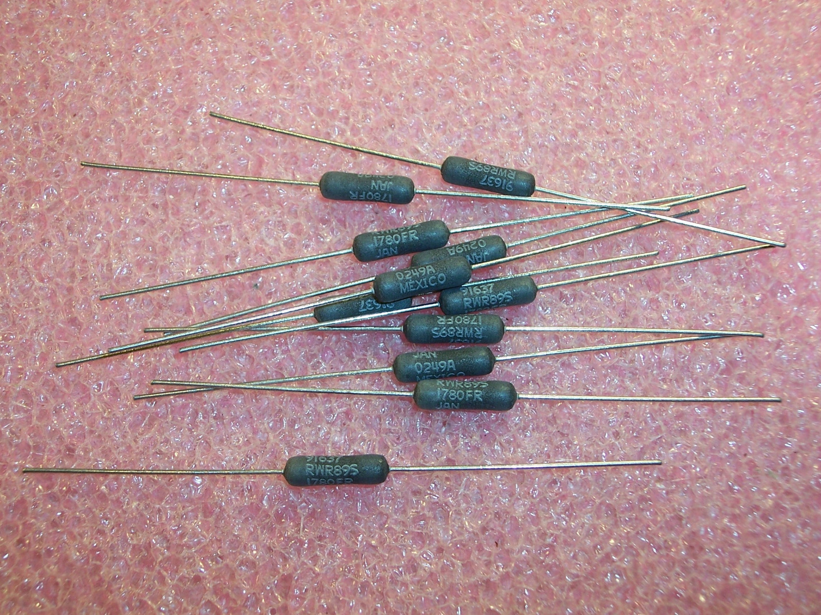 QTY (10) 178 Ohm 3W 1% MIL-SPEC WIREWOUND RESISTORS RWR89S1780FR VISHAY ...