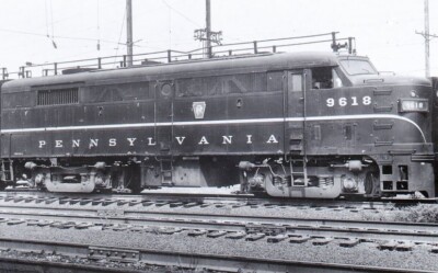 PRR pennsylvania Alcco FA-2 9618 b-w mounted negative | eBay