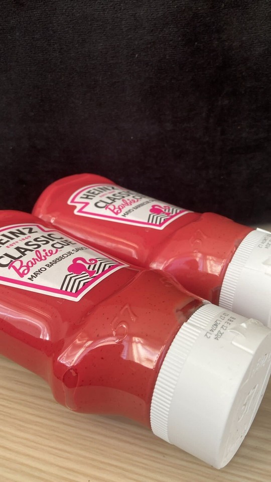 10 X PINK HEINZ BARBIE CUE BBQ Mayo Sauce HEINZ Doll Mattel PINK | eBay UK
