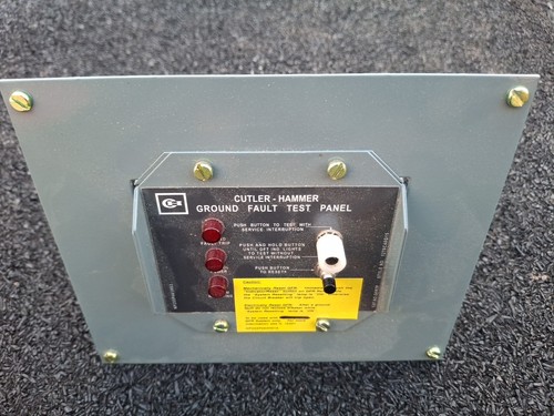 Cutler-Hammer GFRTP Ground Fault Test Panel Meter 120-Volt AC 50/60Hz ...