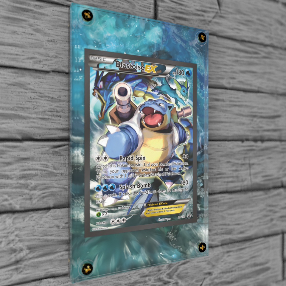 Blastoise XY122 Custom Pokemon Display Case (Card not Included) | eBay