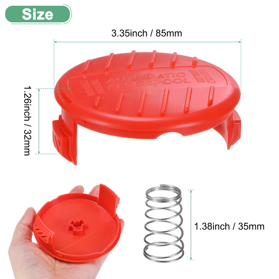 Replacement Spool Cap & Spring CMZST120SC String Trimmer Cap Parts | eBay