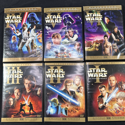 Star Wars Limited Edition DVD Set Original Trilogy Unaltered Theatrical ...