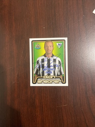 Alan Shearer Auto Merlin’s Sticker Autograph Edition EPL 2005 #428 ...