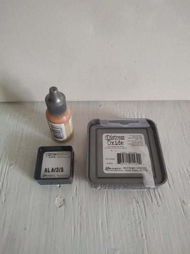 Tim Holtz Distress Oxide Antique Linen Ink Pads & Reinker New, Sealed ...