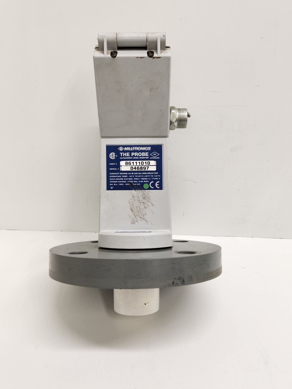 GUARANTEED! MILLTRONICS THE PROBE ULTRASONIC LEVEL MONITOR 86111010 | eBay