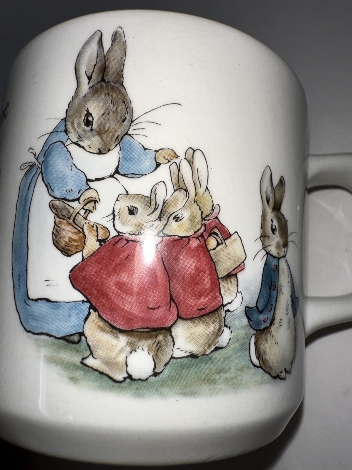 Vintage Wedgwood of Etruria Peter Rabbit Mug England Frederick Warne ...