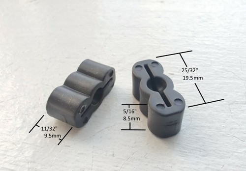 Rubber Bumper Stopper Hold OEM for Full Extension Drawer Slide - 2 Pair ...