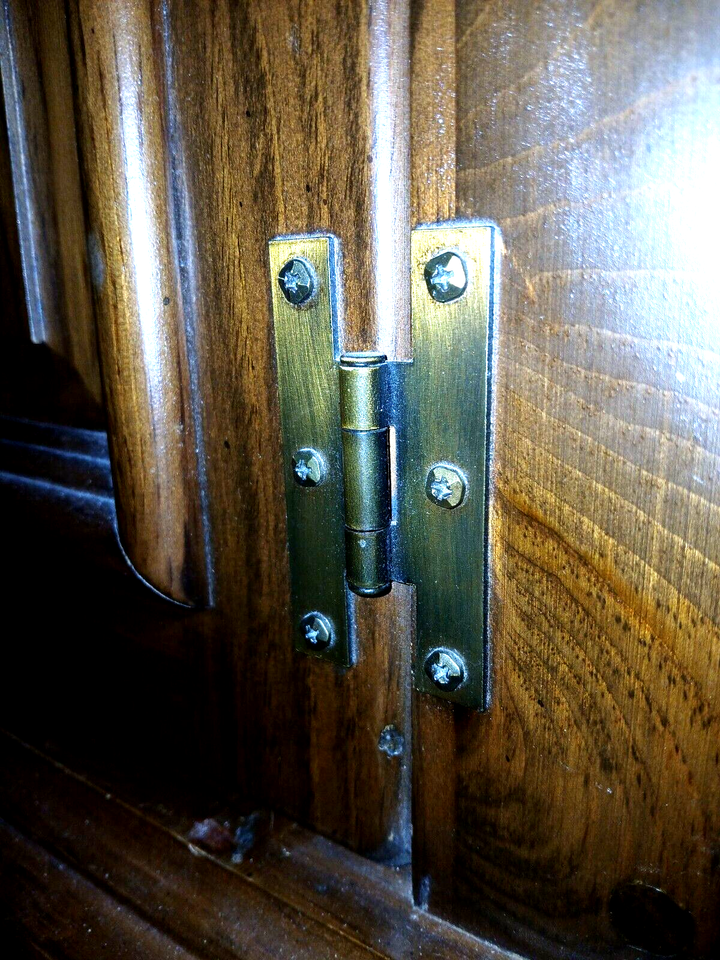 Bennington Pine Country French Armoire Dresser Wardrobe with Casters ...