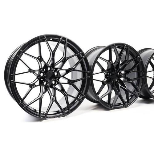 18" M STYLE SATIN BLACK WHEELS RIMS FITS BMW 5X112 3 4 SERIES G20 G21 ...