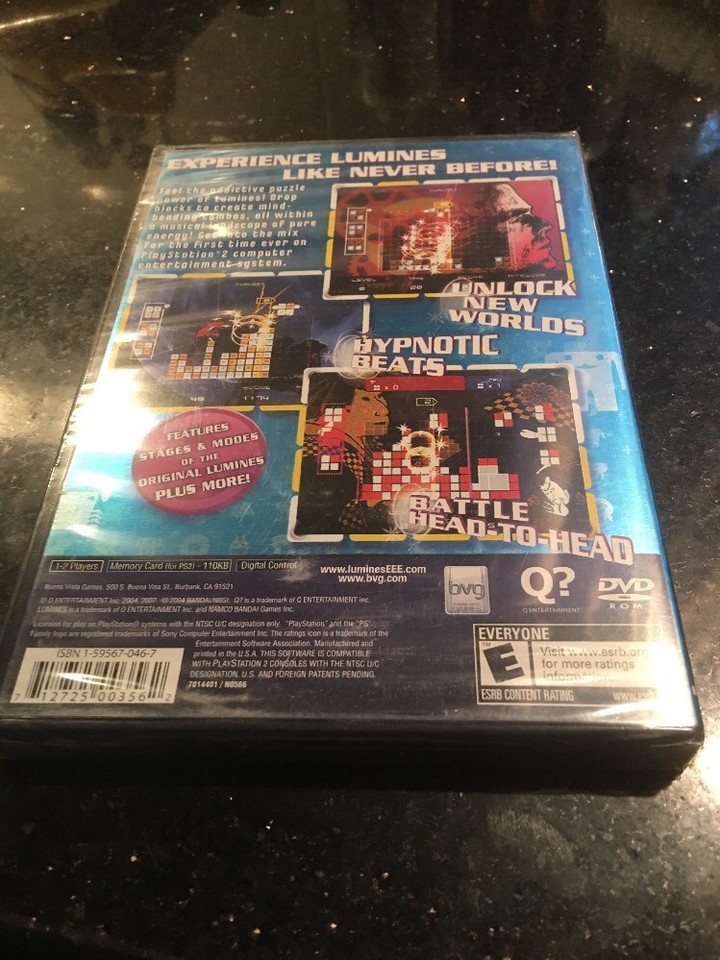Lumines Plus Puzzle Fusion (Playstation PS2) Brand New Factory Sealed ...