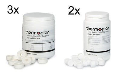 Thermoplan Black & White 3 One Tablets Set Cleaning Set for Three ...
