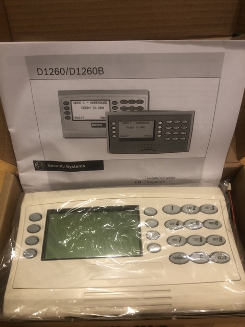 Bosch D1260 ATM Style Keypad Alpha Command Center for sale online | eBay