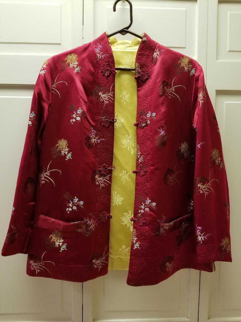 Designer Authentic Japanese Silk Jacket (reversible) size medium | eBay