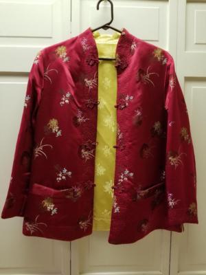 Designer Authentic Japanese Silk Jacket (reversible) size medium | eBay