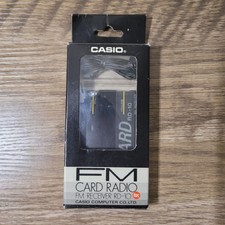 Vintage Casio Rd-10 FM Card Radio Receiver Collectible for sale online ...
